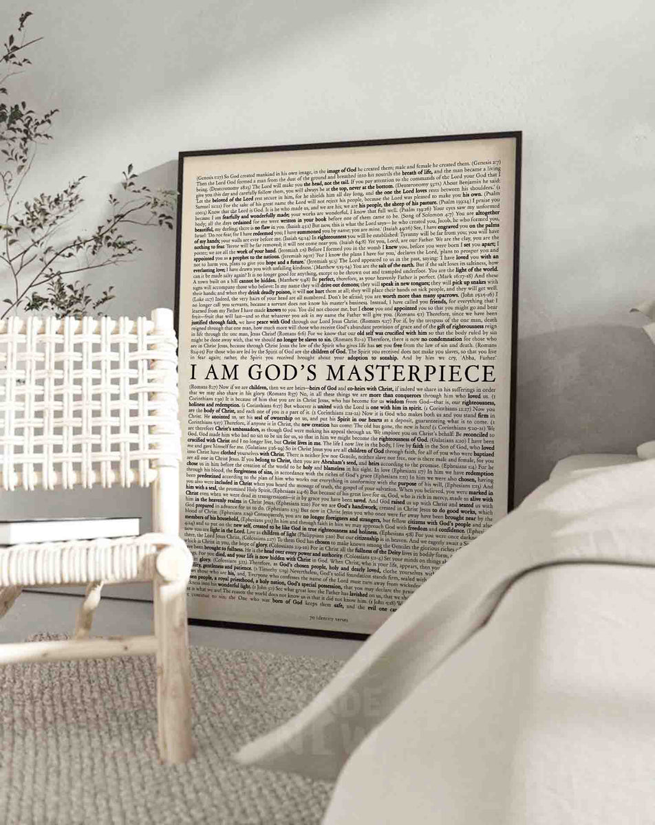 I Am Gods Masterpiece (Brown) - Digital Download – Project Made New