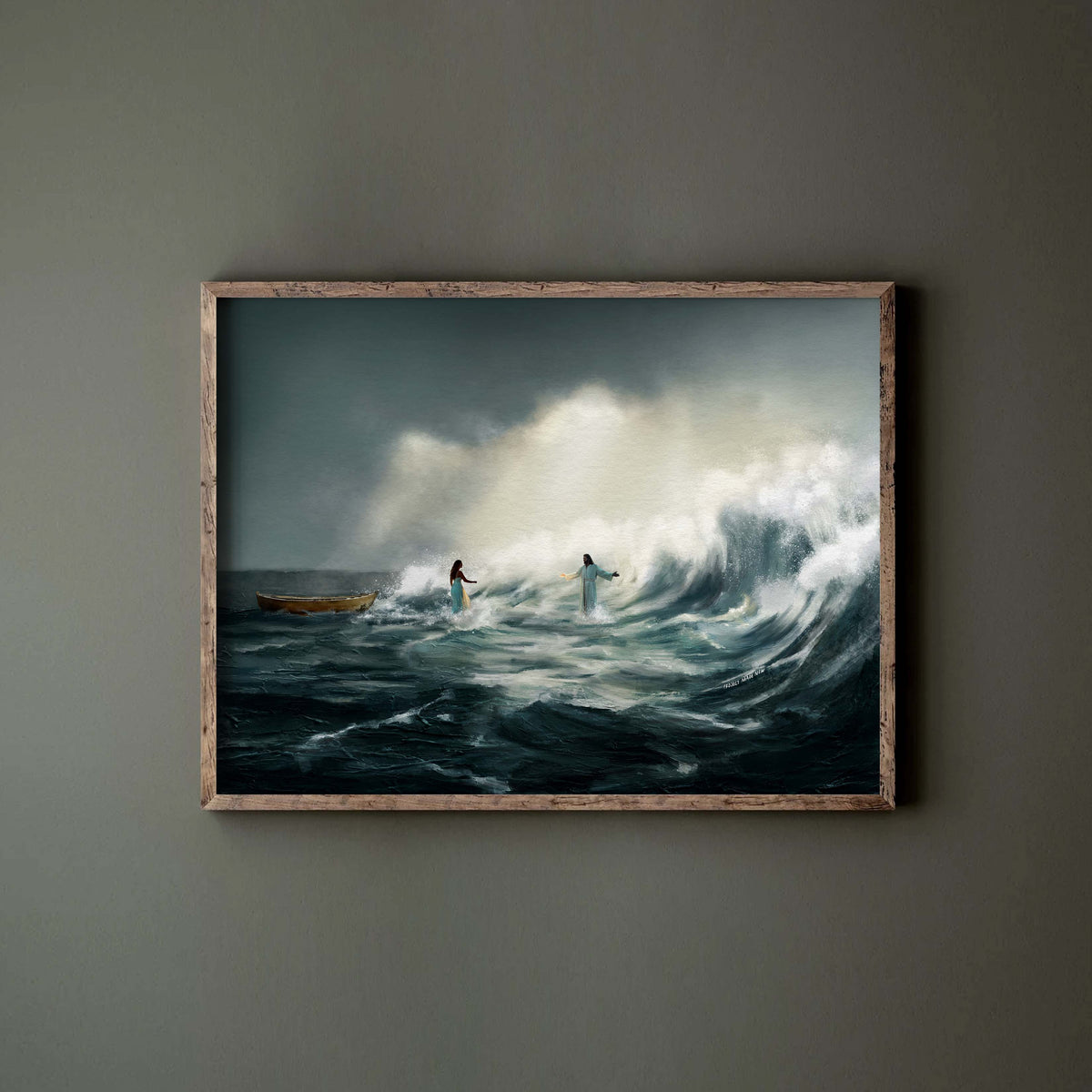 Even in the storm - Framed Print – Project Made New