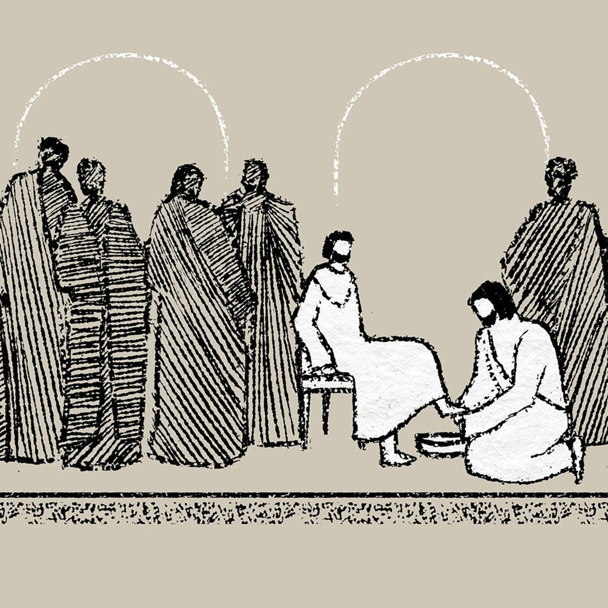 Washing Feet (Black) - Digital Download – Project Made New