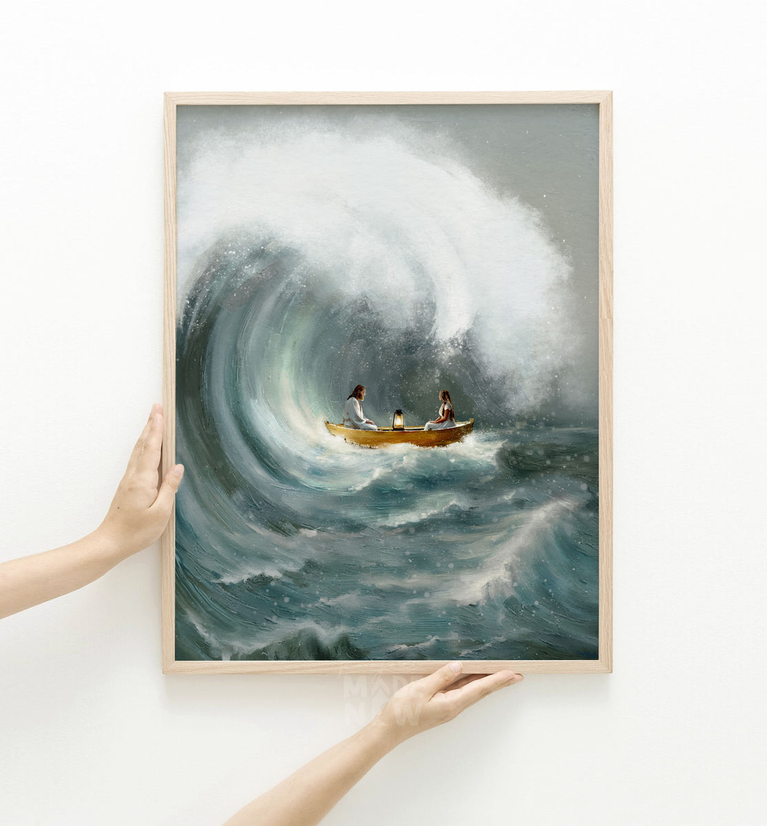 Ride with Jesus (realistic) - Framed Print – Project Made New